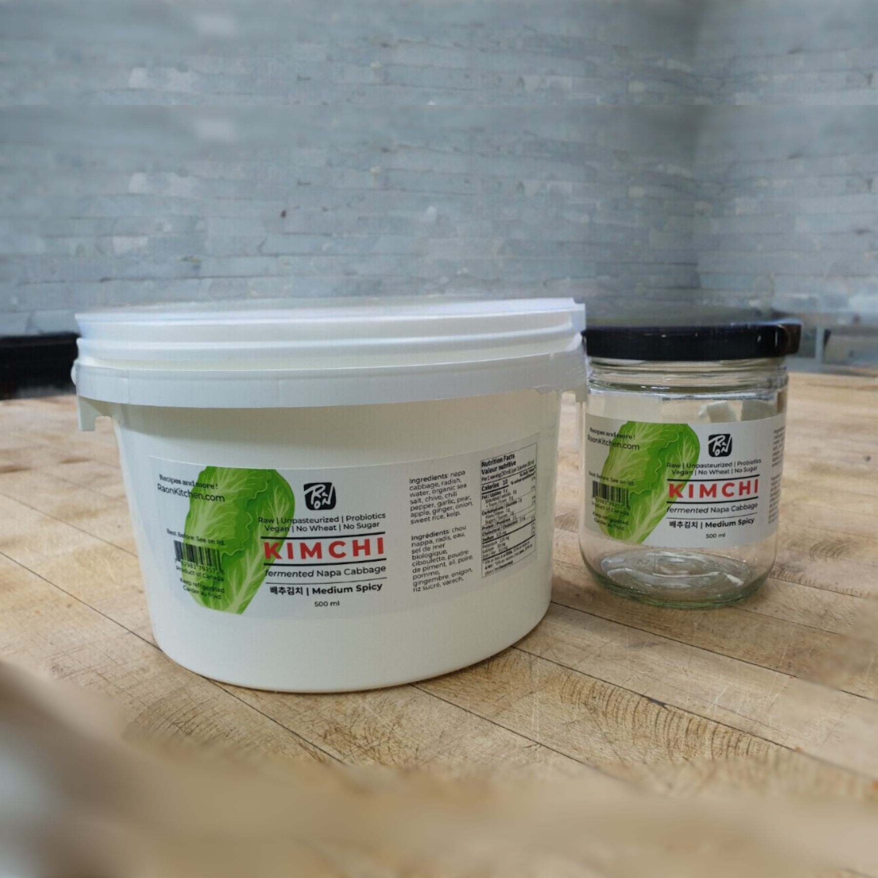 2.5 litre pail of Kimchi – Raon Kitchen