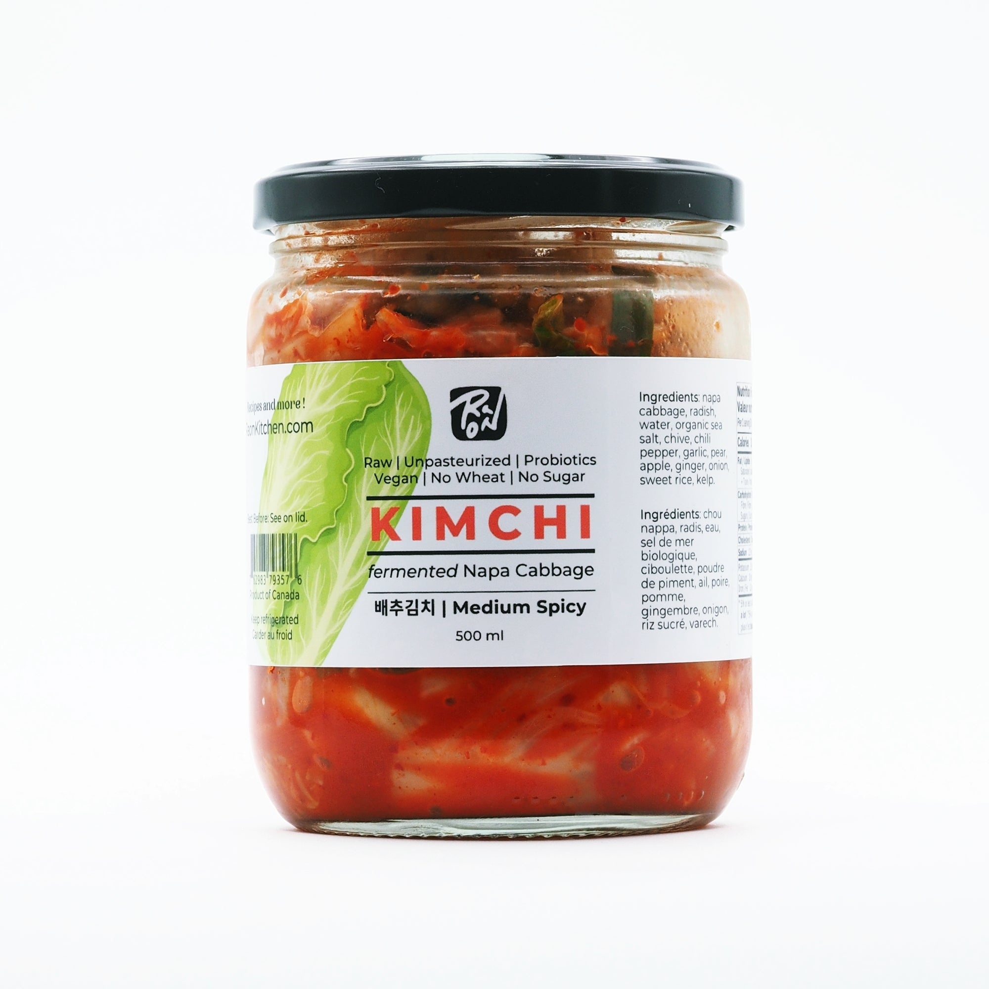 Kimchi, Napa Cabbage - Medium Spicy – Raon Kitchen
