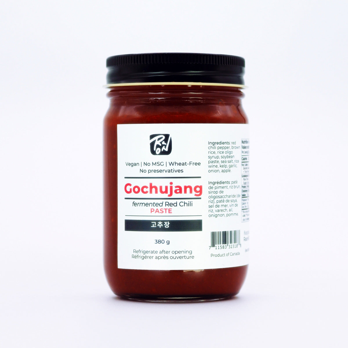 Gochujang Paste - Gluten-Free, No Sugar – Raon Kitchen